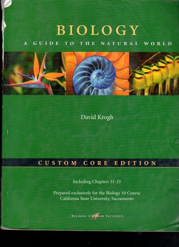 Biology Custom Core Edition Csus: David Krogh: 9780536837523: Amazon ...