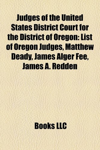 Judges of the United States District Court for the District of Oregon ...