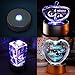 Amazon.com: 4" LED Rotating Display Base for Crystals Glass Art ...
