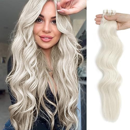 Amazon.com : AFNOTE Tape in Hair Extensions 10Pcs 50g Synthetic Curly ...