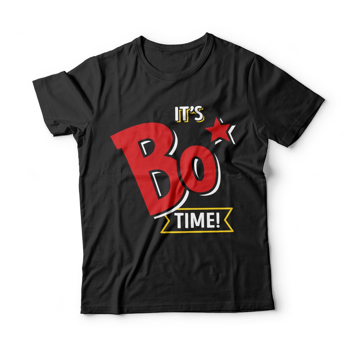 T-Shirt Its Unisex Bo Novelty Time Sleeve Bojangles Gift for Men White ...
