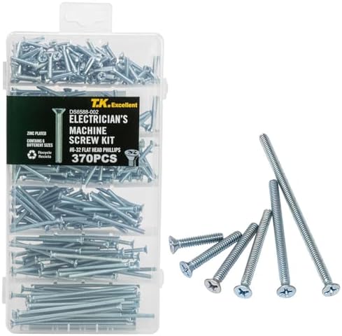 Amazon.com: RLECS Phillips Slub Screw 20PCS 8#-32x43 Truss Head Break ...