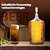 Amazon.com: Suzile 2 Pieces 5 Gallon Glass Carboy 5 Gallon Glass Water ...