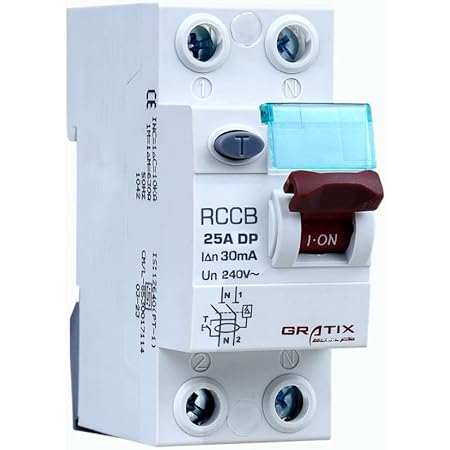 RCCB ELCB 30 mA 40A DP Double Pole : Amazon.in: Home Improvement