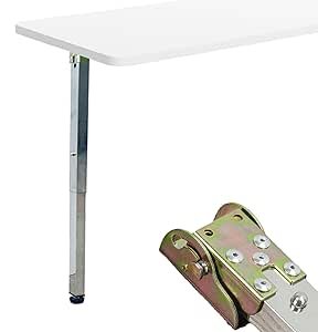 Amazon.com: YZW1 Adjustable Furniture Support Legs Folding Table Leg ...