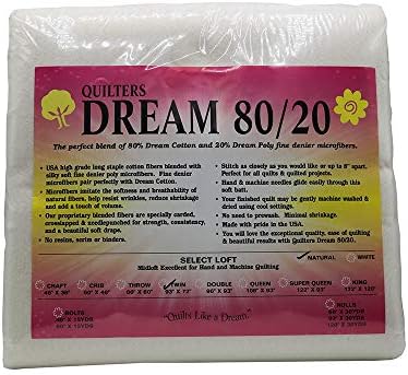 Amazon.com: Quilters Dream Natural Cotton Request Batting (96'' x 93 ...