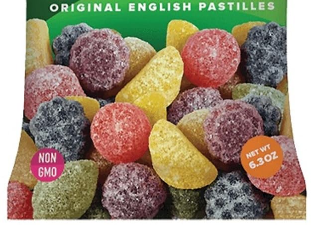 Amazon.com : Imported English Fruit Pastilles Flavors : Black Currant ...
