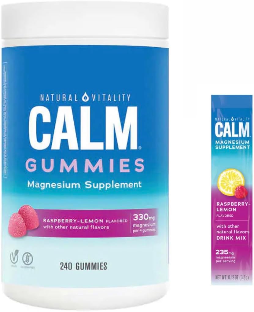 Amazon.com: Natural Vitality Calm, Magnesium Citrate Supplement, Stress ...