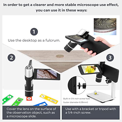 Snapklik.com : Andonstar AD203 Handheld Digital Microscope, Portable ...