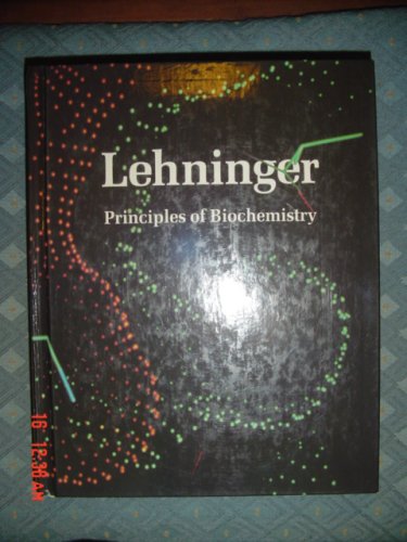 Principles of Biochemistry (6th printing): Albert L Lehninger: Amazon ...