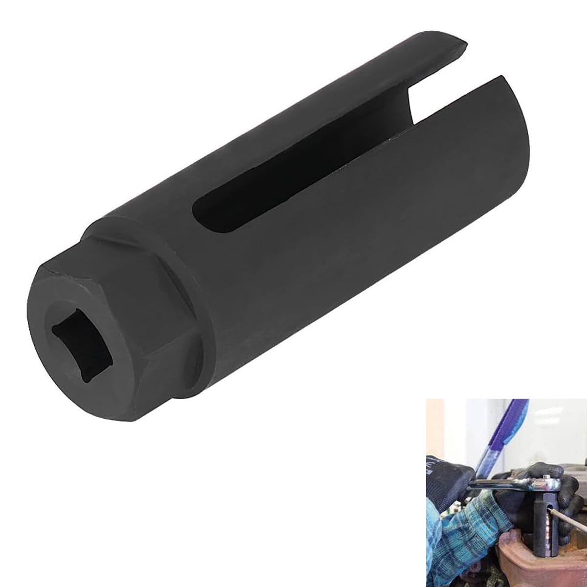 Oxygen Sensor Socket Set Wrench Remover Tool, 22mm 1/2" Drive Oxygen ...