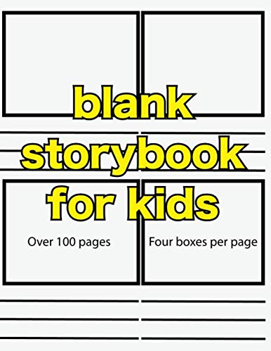 Blank story book (blank storybooks for kids) Blank books for kids to ...