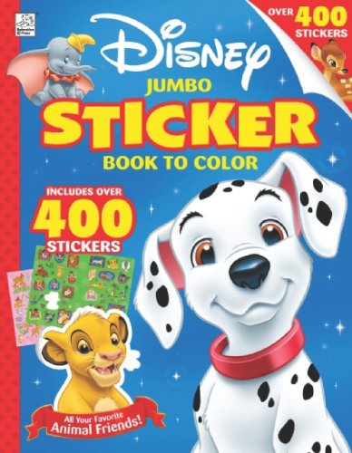 Disney Jumbo Sticker Book: Dalmatian Press: 9781403723444: Amazon.com ...