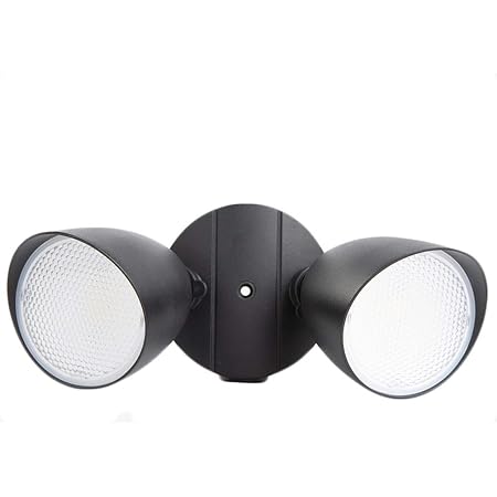 LUTEC 23.5W LED Dual-Head Floodlight Outdoor Wall Lights 1700 LM LED ...