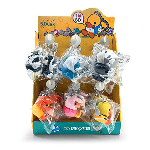 B.Duck Official Key Chain PDQ - Animal and Ocean Series : Amazon.in ...