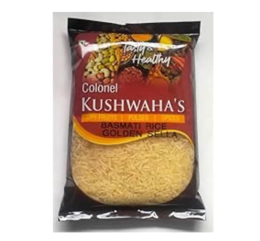 Colonel Kushwaha's Basmati Golden Sella Rice : Amazon.in: Grocery ...