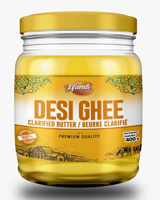 HANDI Desi Ghee 400GM Pure Traditional Form Of Clarified Butter ...