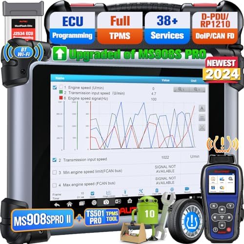 Amazon.com: Autel MaxiSYS MS908S PRO II: 2024 J2534 ECU Programming ...