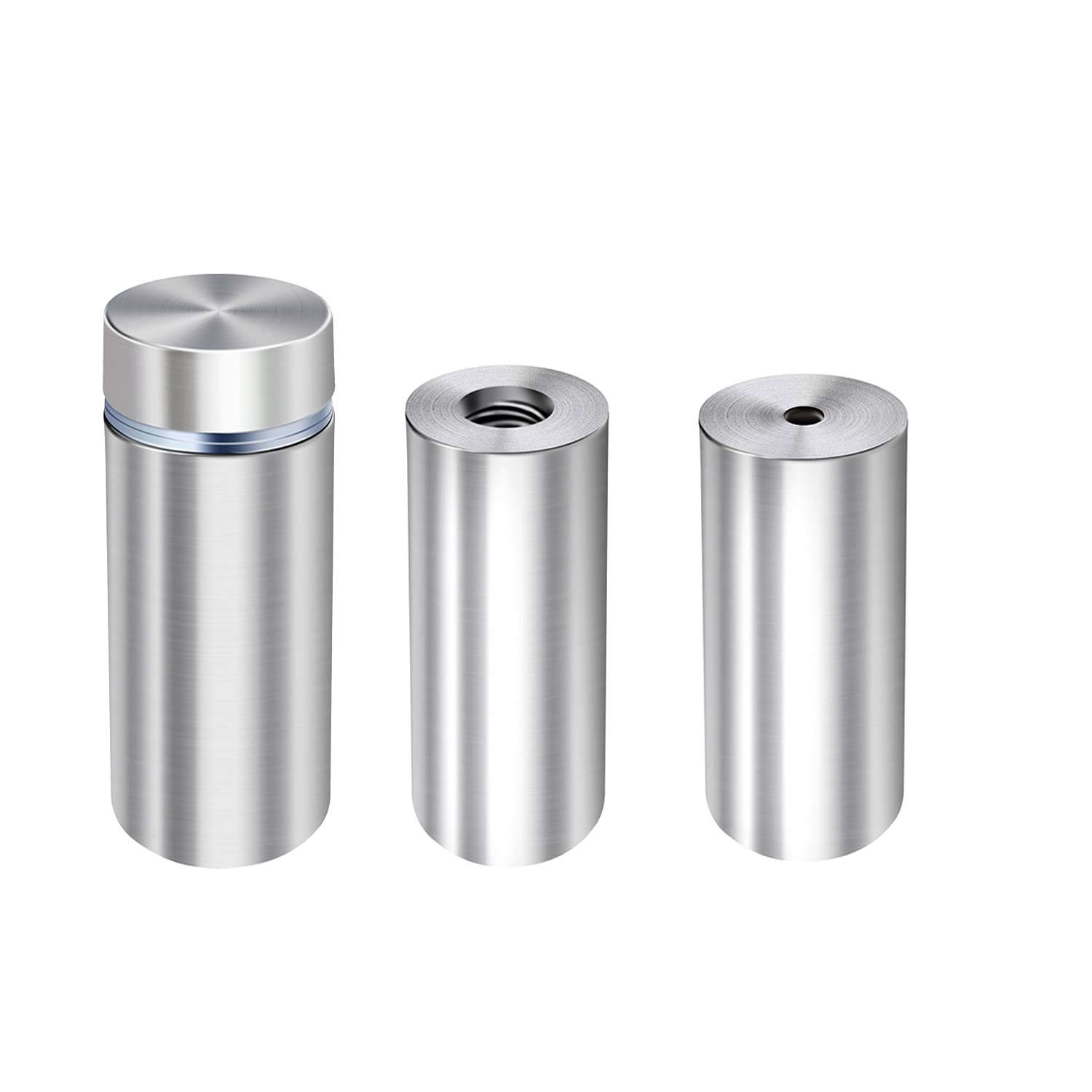 Plexiglass Standoff Hardware 12Pcs 3/4 X 1 Inch Sign Holders Standoff