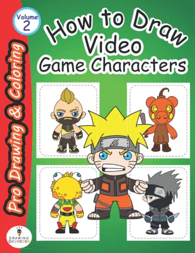 Buy How to Draw Video Game Characters ( Volume 2 ): A Simple Step-by ...