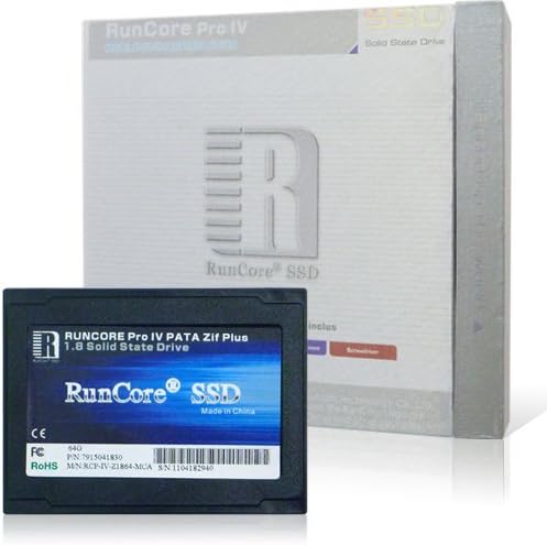 Amazon | RunCore Pro IV 1.8" 5mm PATA Zif Solid State Drive 128GB ...