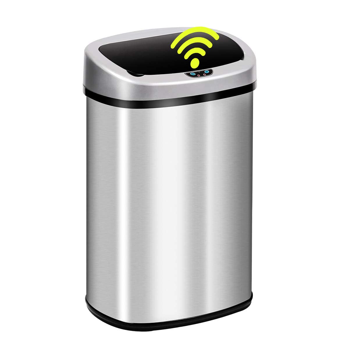 Amazon.com: 13 Gallon Kitchen Touch Free Automatic Stainless Steel ...