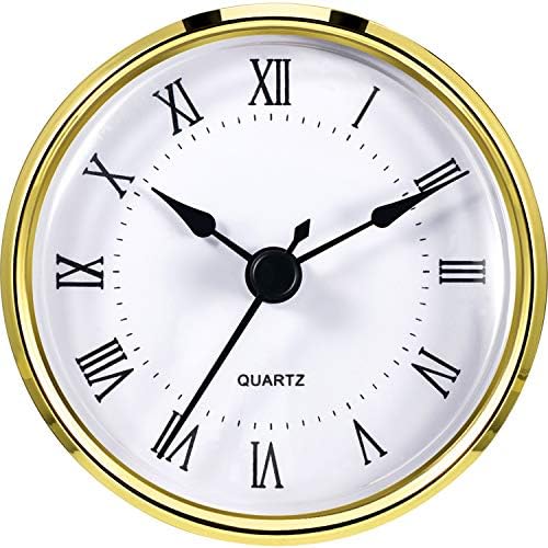 Amazon.com: OSALADI Clock Insert 3 Inch Round Quartz Clock Fit-up ...