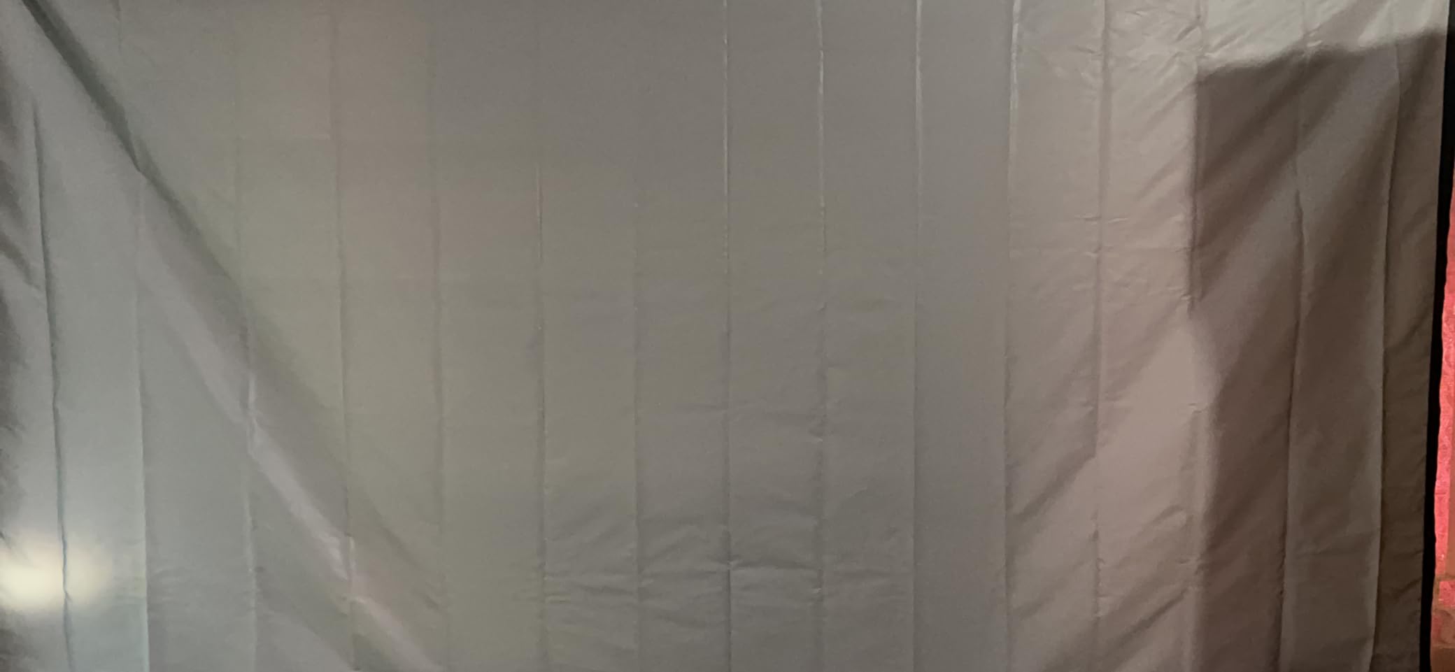 100 inch 16:9 Reflective Fabric Projection Screen with Eye lits for ...