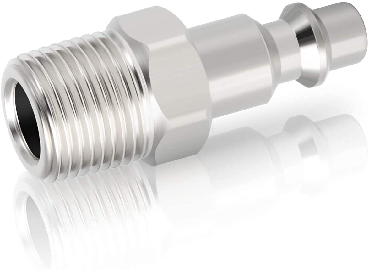 Snapklik.com : GASHER 3/8-Inch NPT Male Industrial Air Plug,1/4-Inch ...