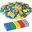Amazon.com: ekuzi Building Bricks 121 Pieces 2x4 Multi-Color Building ...