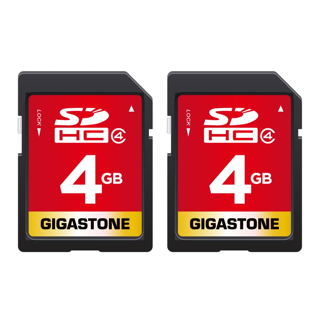 Amazon.com: GIGASTONE 4GB SD Card 2 Pack SDHC Class 4 Memory Card for ...