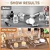 Amazon.com: Luqvzxv 6 Pcs 2 Sets Acrylic Display Riser, 3 Sizes Large ...