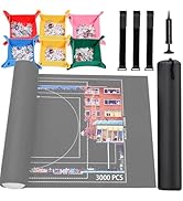 Amazon.com: Jigsaw Puzzle Mat Roll Up - 2000 1500 1000 500 Pieces ...