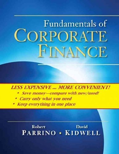 Amazon.com: Fundamentals of Corporate Finance: 9780470418444: Robert ...