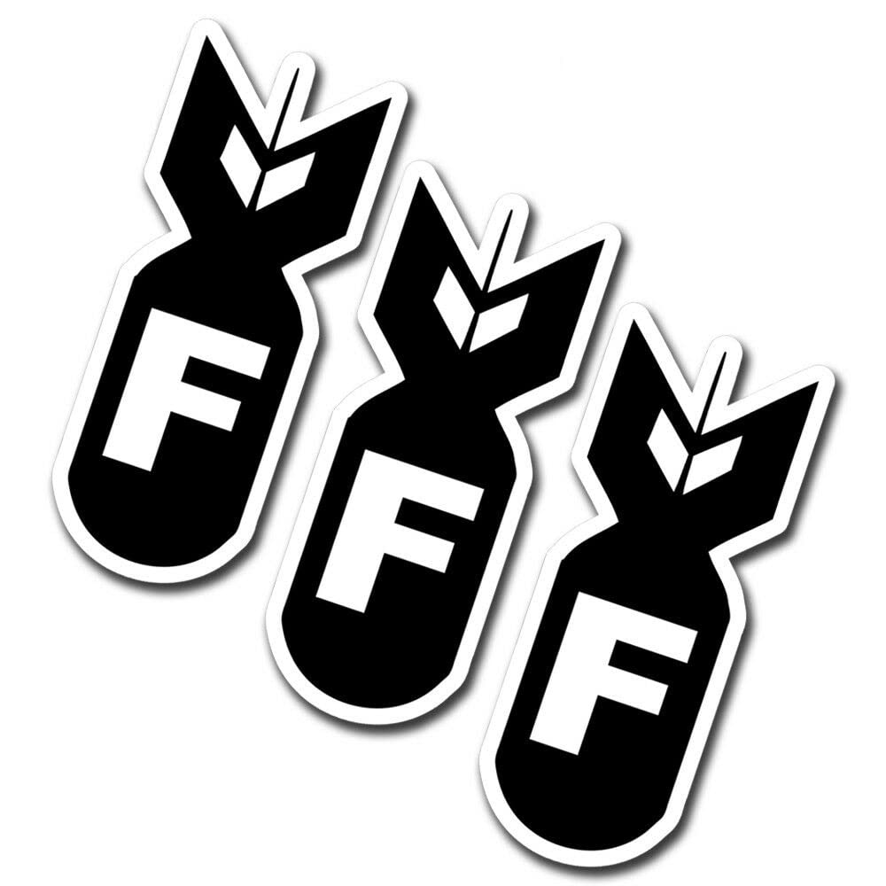 Amazon.com - F Bomb Sticker for Car Vinyl Decal Window Truck Car Bumper ...