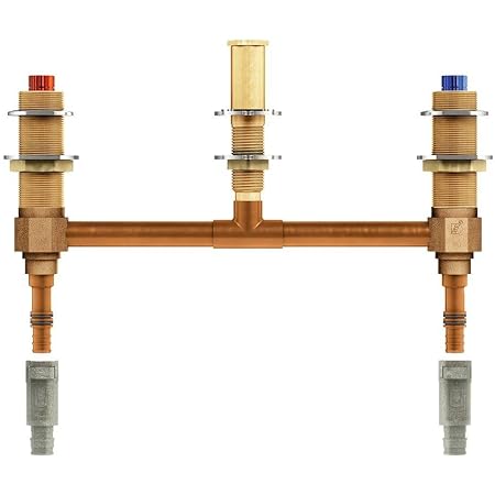 Amazon.com: Moen 4792 M-PACT Valve Two Handle 3-Hole Roman Tub Valve ...