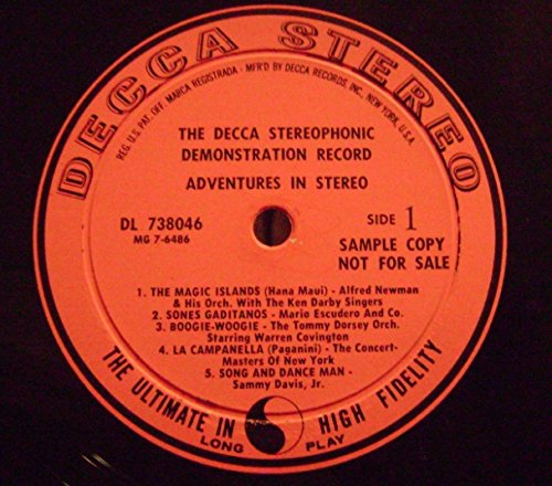 The Decca Stereo Demonstration Record- Adventures In Stereo LP - Amazon ...