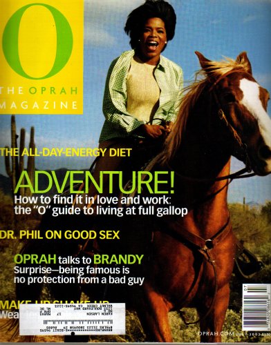 Oprah Winfrey O Magazine July 2002 - Adventure Issue - Brandy Norwood ...