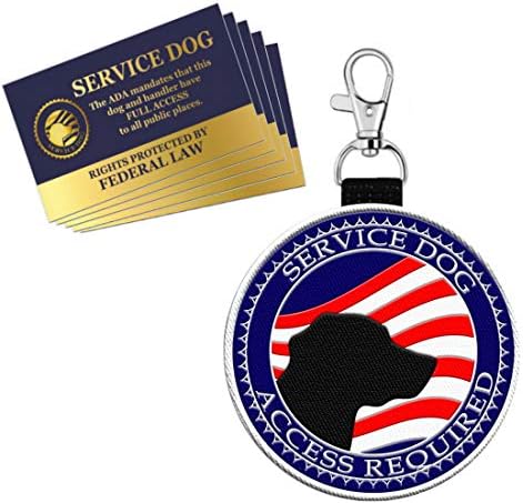 Amazon.com: Autism Service Dog” Identification Patch Tag | Clips on ...