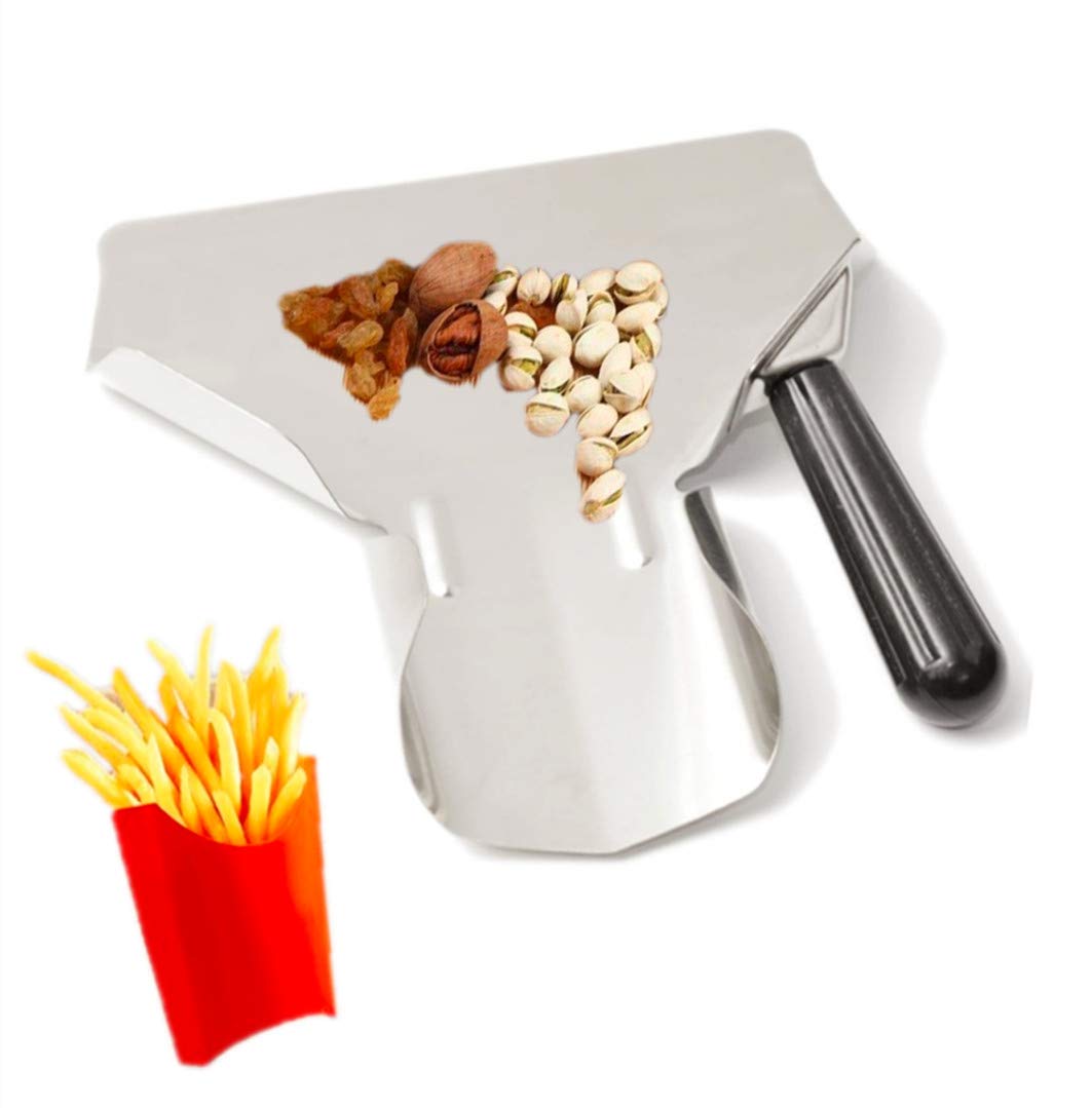 Amazon.com: MIZORLIE Popcorn Scoop-Stainless Steel Popcorn Scoop,Easy ...