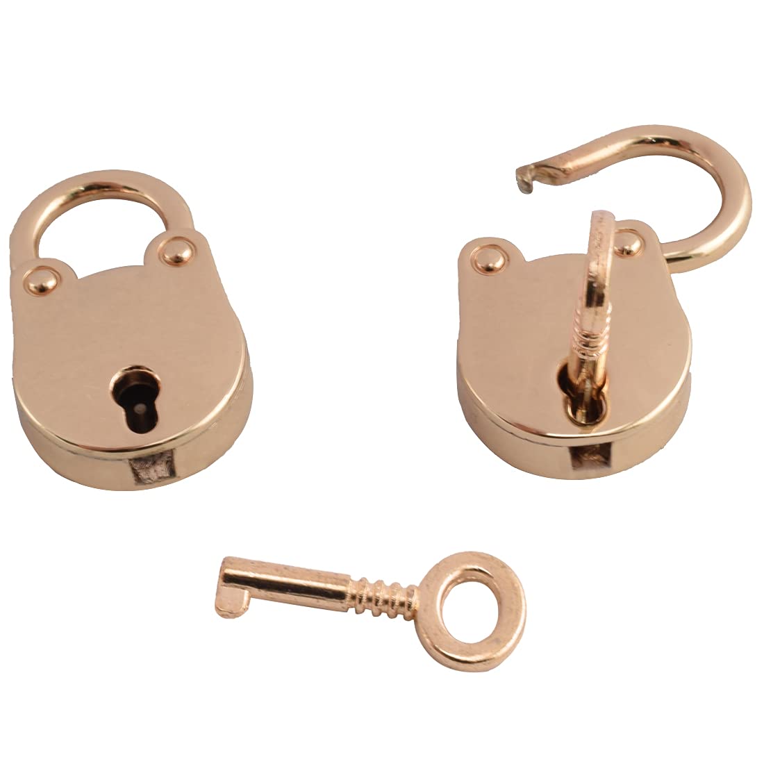 Snapklik.com : 2pcs Mini Antique Padlock Retro Vintage Style Bear Head ...