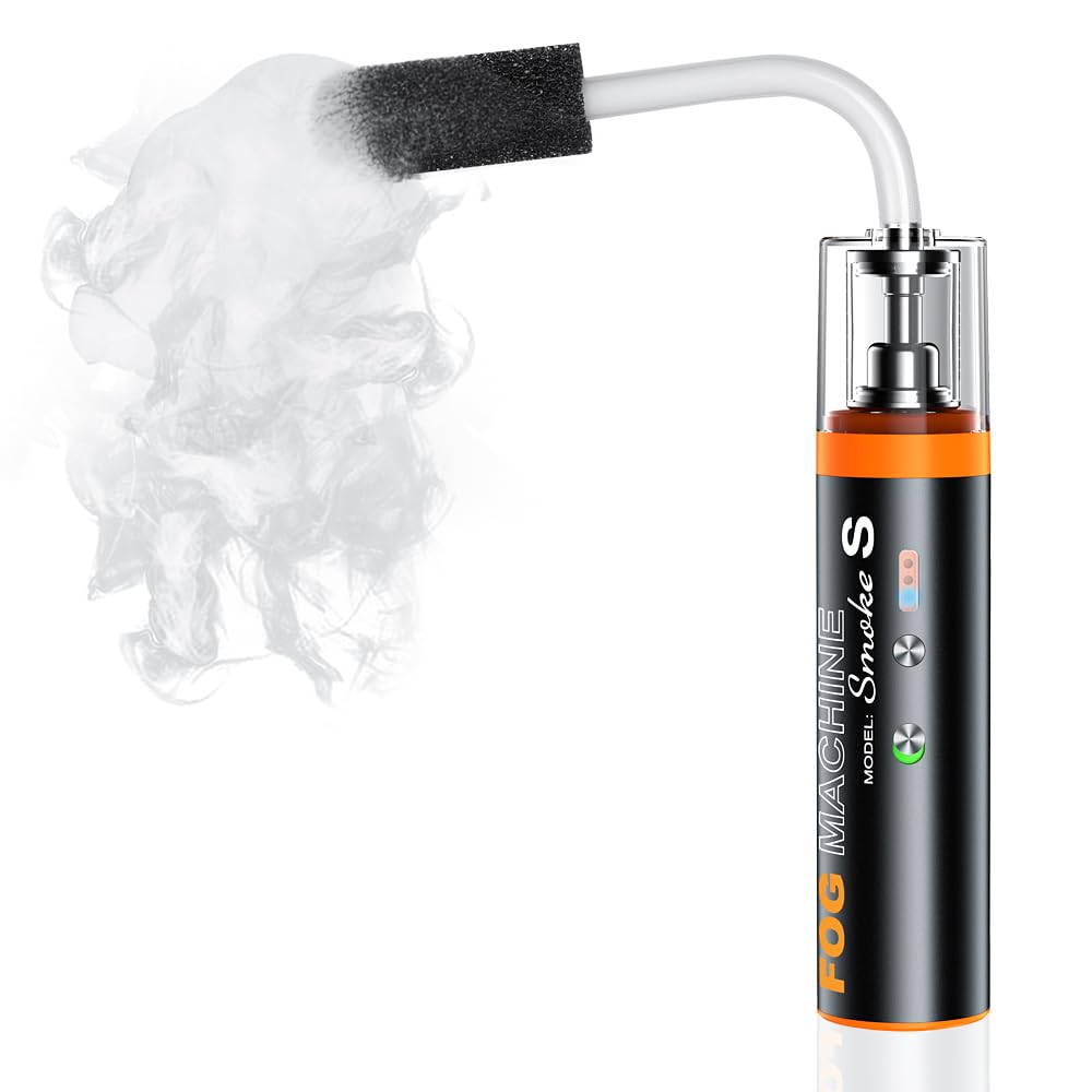 Amazon.com: LENSGO Portable Fog Machine, Large Fog Volume Smoke Machine ...