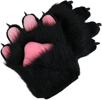 Amazon.com: TEDPRBGE Animal Claw Gloves Paws Cat Wolf Dog Fox Claws ...
