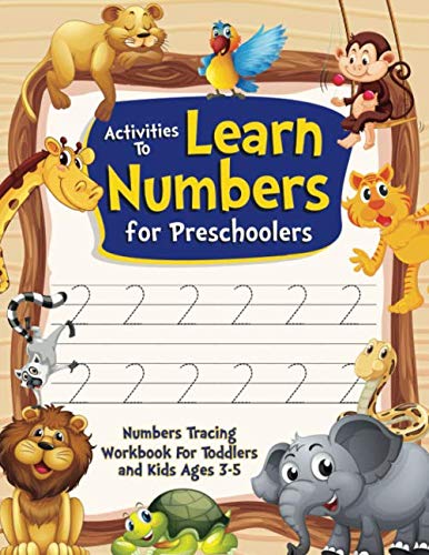 Activities to Learn Numbers for Preschoolers: Numbers Tracing Workbook ...
