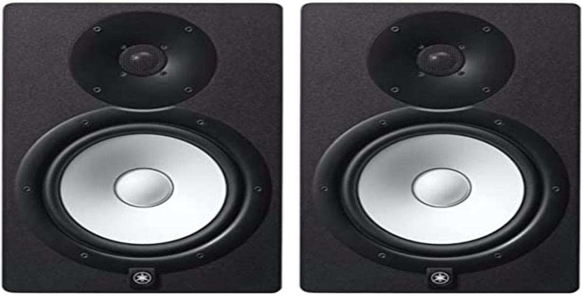 YAMAHA HS8 8-Inch Powered Studio Monitor Pair : Amazon.co.uk: Musical ...
