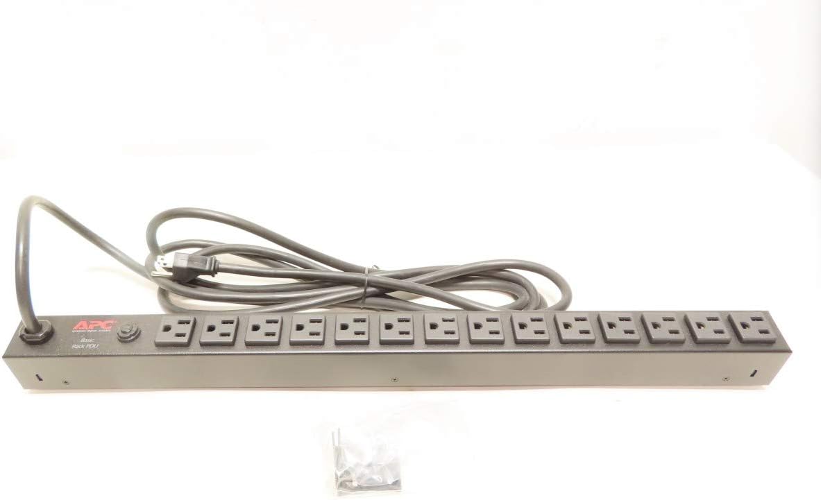 Amazon.com: APC AP9567 Basic Rack 1.8kVA PDU - 14 x NEMA 5-15R - 1.8kVA ...