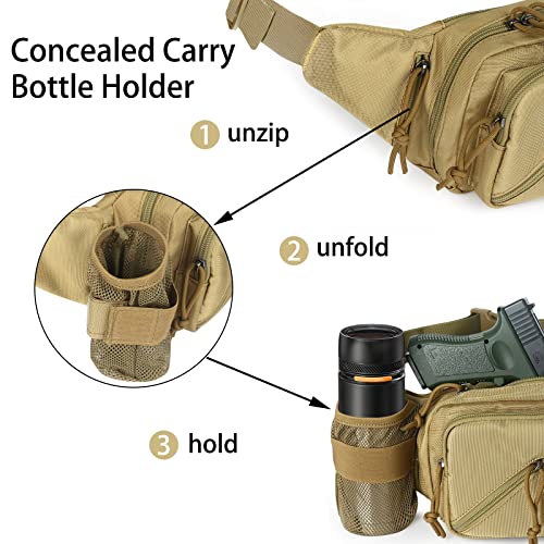Snapklik.com : Concealed Carry Pistol Waist Bag - LarKoo Tactical ...