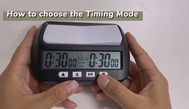 Chess Clock Digital Timer - 3 Mode Professional Board Game Timer With ...