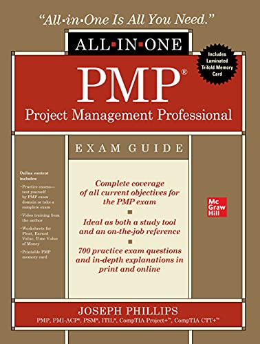 PMP Project Management Professional All-in-One Exam Guide 1, Phillips ...
