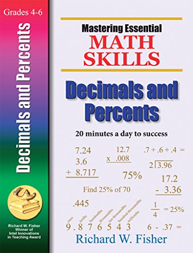 Mastering Essential Math Skills Decimals And Percents (Mastering ...